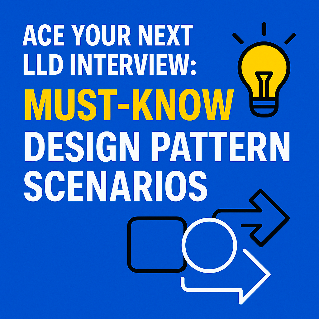 Ace Your Next LLD Interview: Must-Know Design Pattern Scenarios — Part ...