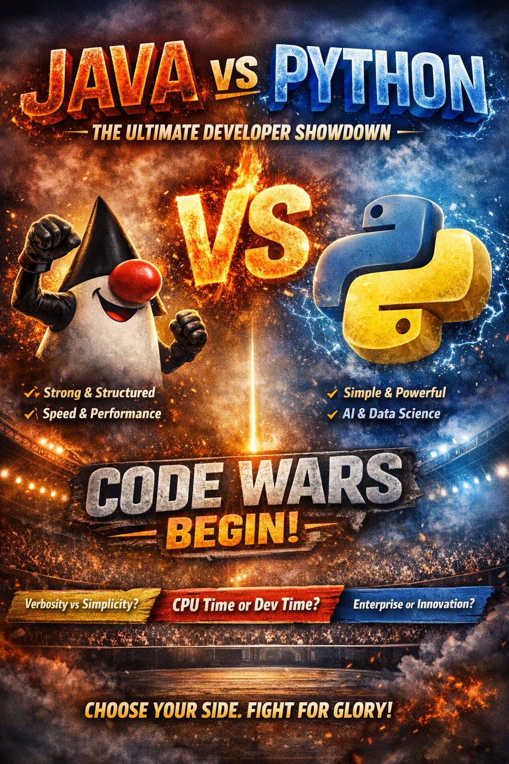 ⚔️ Java vs Python: The Ultimate Developer Showdown | by Rohit Yadav | Jan, 2026 | Medium