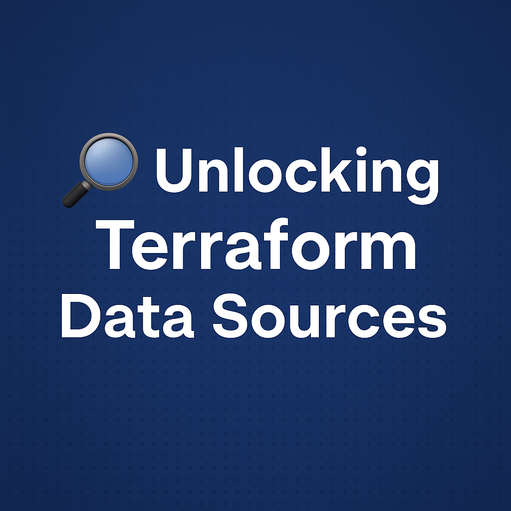 📂 Stop Hardcoding in Terraform — Use Data Sources Instead! | by Birudurajusrinivas | Medium