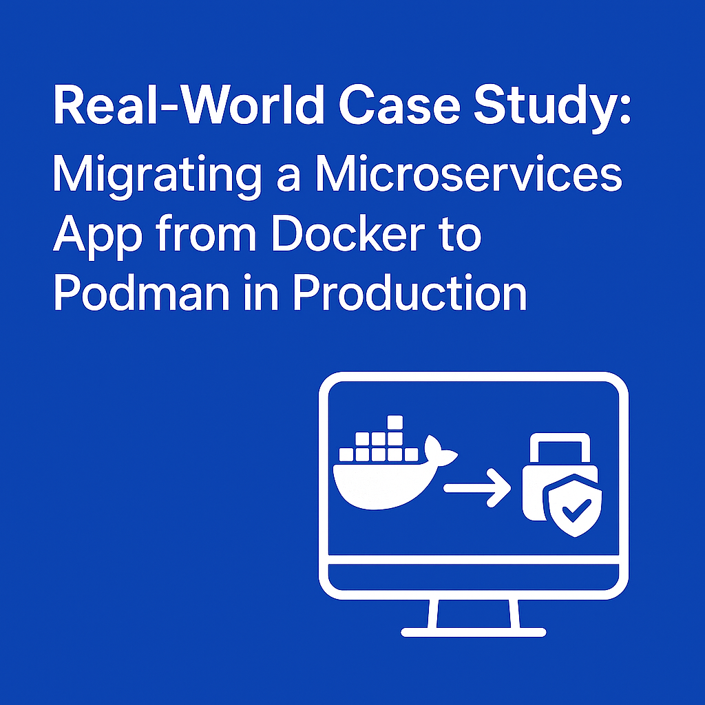 Real-World Case Study: Migrating a Microservices App from Docker to Podman in Production | by ...