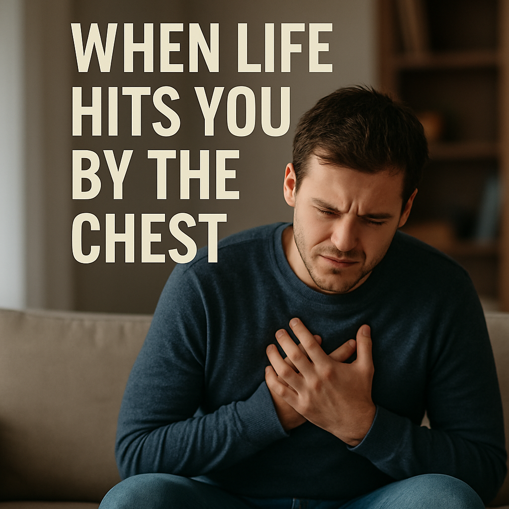 WHEN LIFE HITS YOU BY THE CHEST. A message for anyone struggling right ...