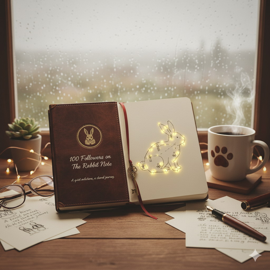 100 Followers on The Rabbit Note. A quiet milestone, a shared journey | by Metaphor and Muse ...
