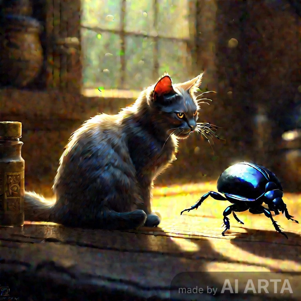 The Clean Cat and the Dung Beetle | by KNicoleWrites - Educational ...