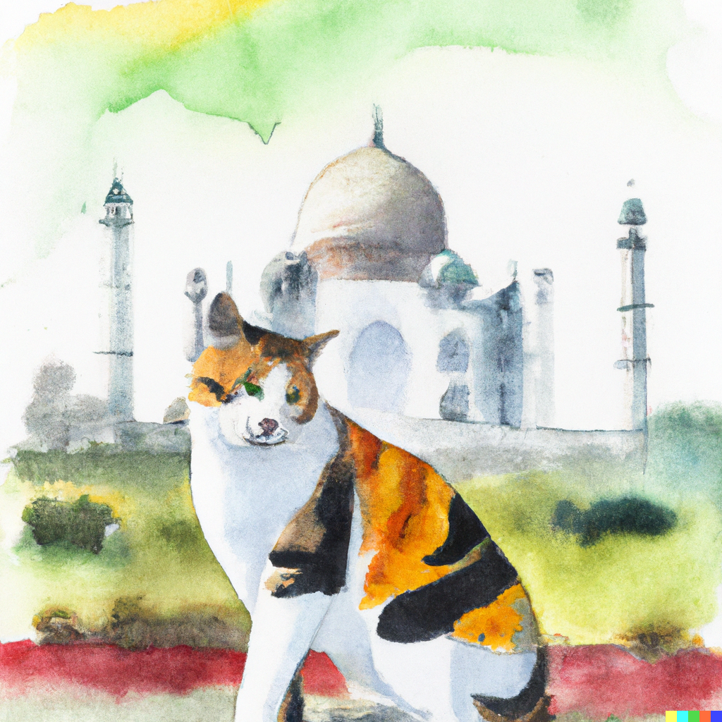 This is a cat in front of the Taj Mahal | by Siddharth Singh | Clarity ...