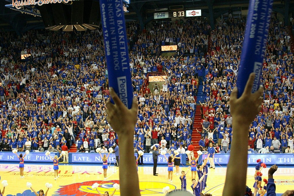 A Basketball First Date at Allen Fieldhouse | by Curt Melzer @cwmelzer ...