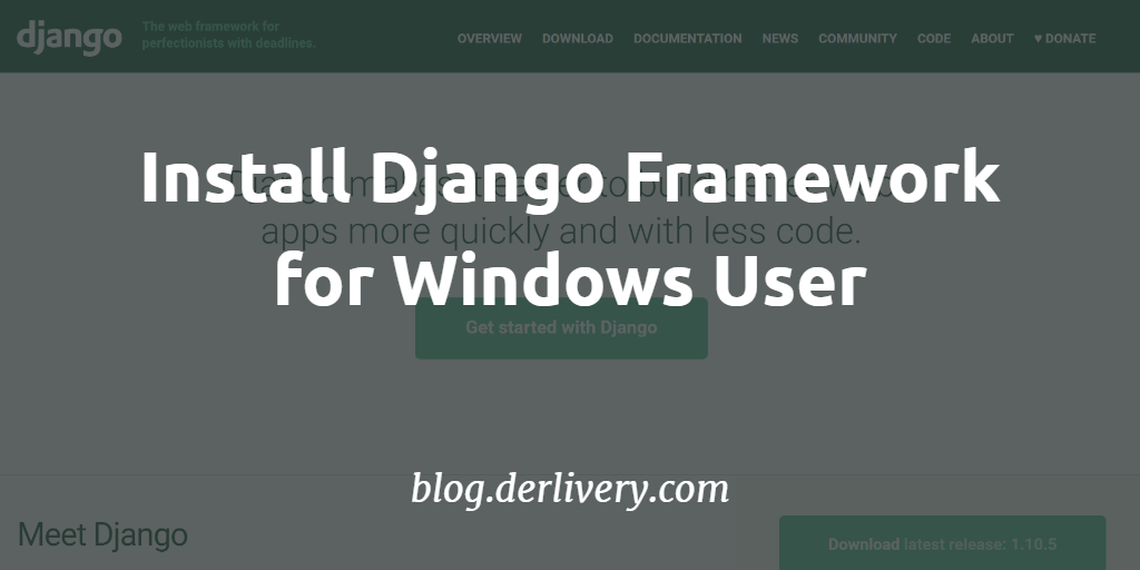 ติดตั้ง Django — python framework บน Windows | by Apipoj Piasak | Data ...