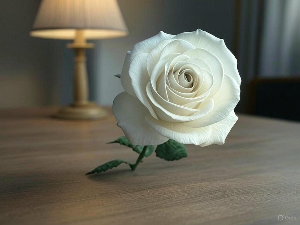 The White Plastic Rose: A Testament to What Doesn’t Need to Last | by ...