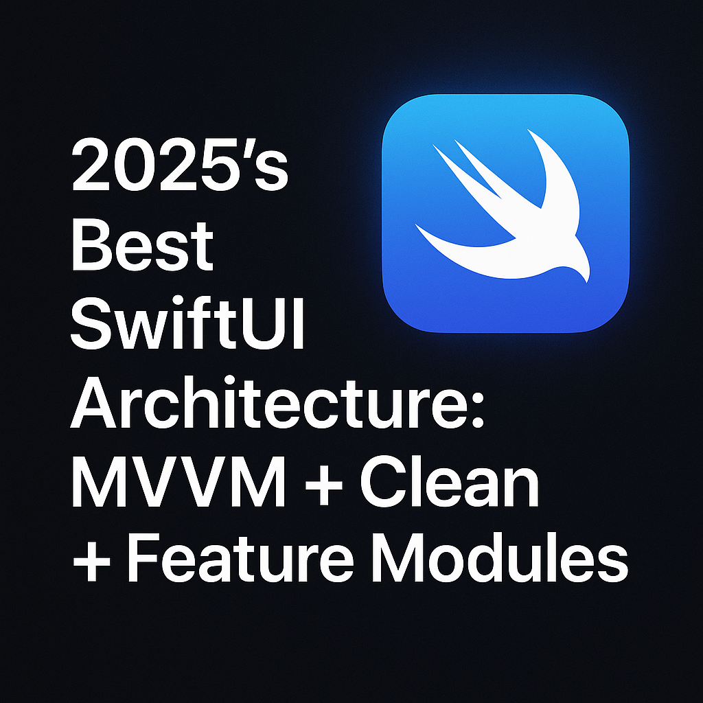 2025’s Best SwiftUI Architecture: MVVM + Clean + Feature Modules | by minal kewat | Jun, 2025 ...