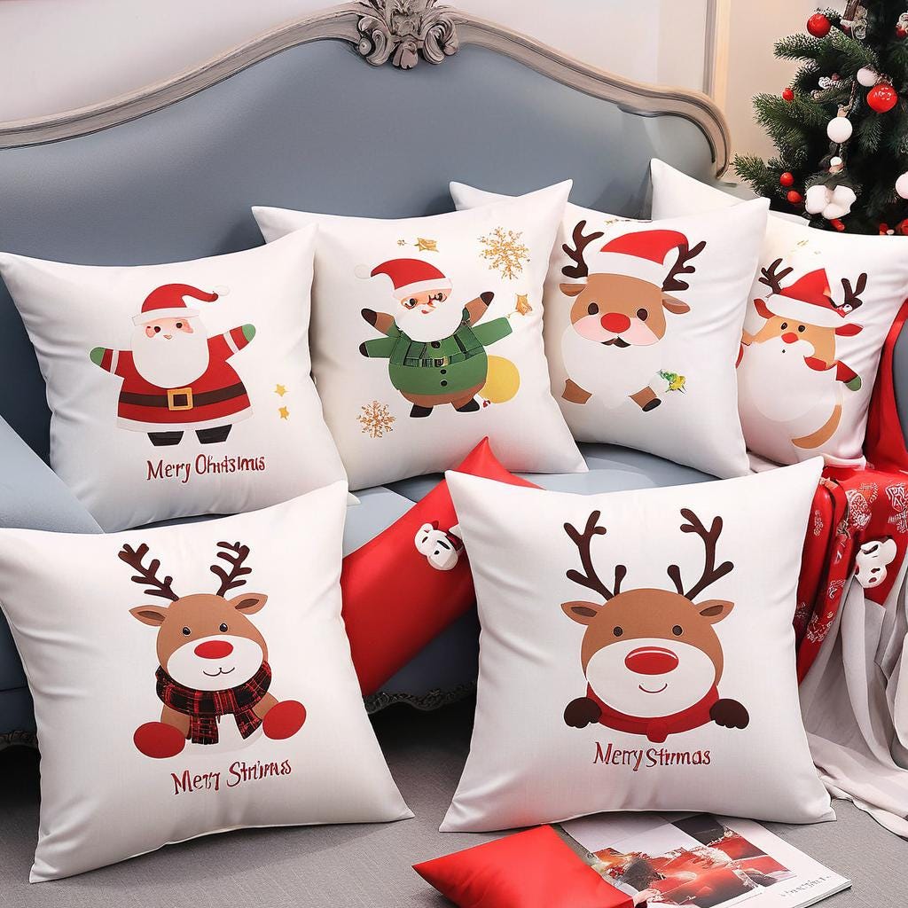 Christmas Pillow Covers with Whimsical Designs | by barkha verma | Jul ...
