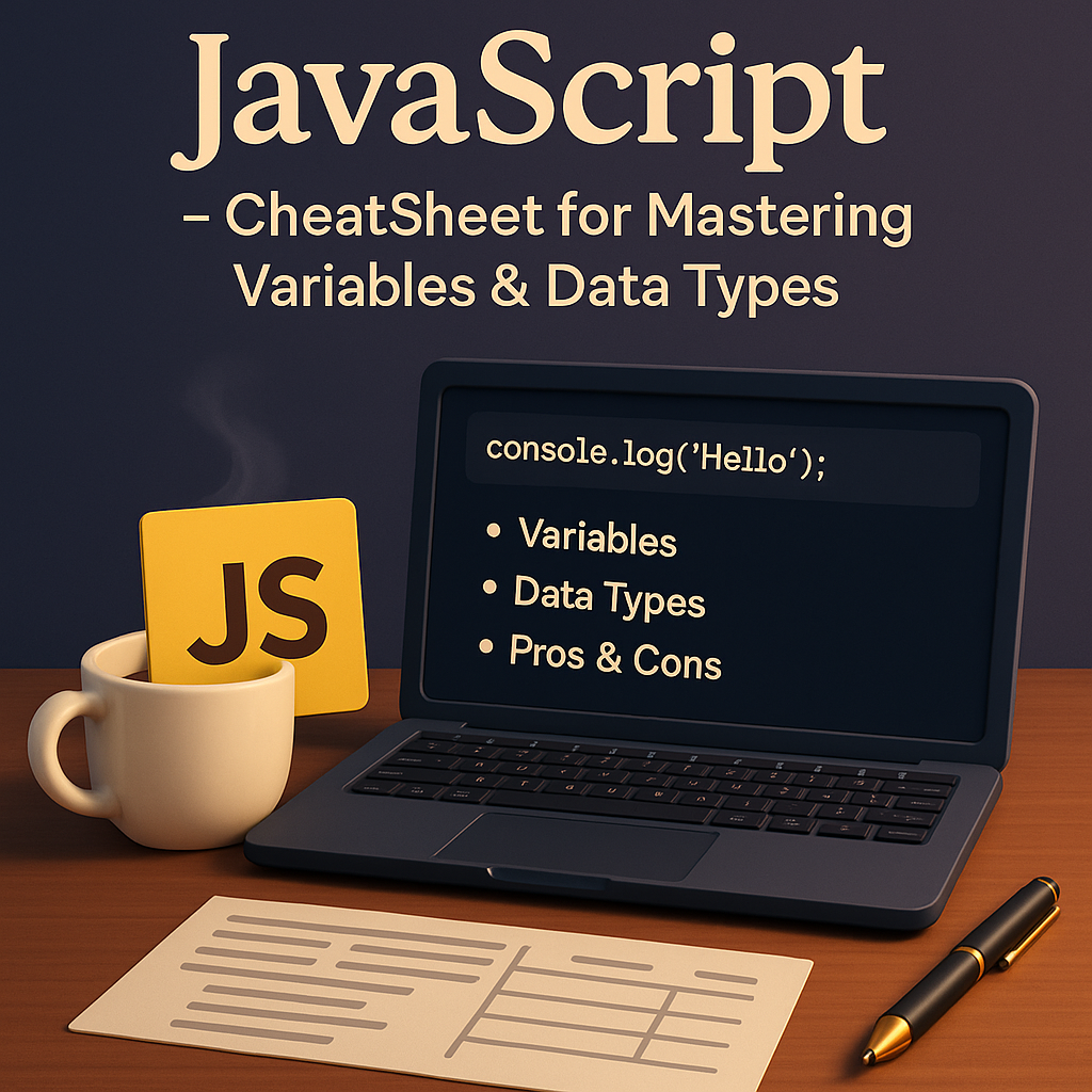 JavaScript — CheatSheet for Mastering Variables & Data Types | by Riki Graha | Oct, 2025 | Medium