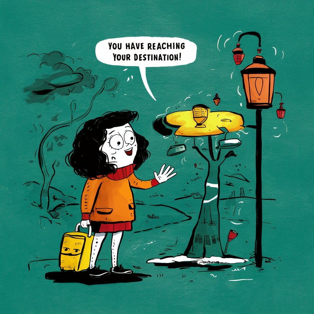 The destination is important!. Don’t worry about the way; just focus ...