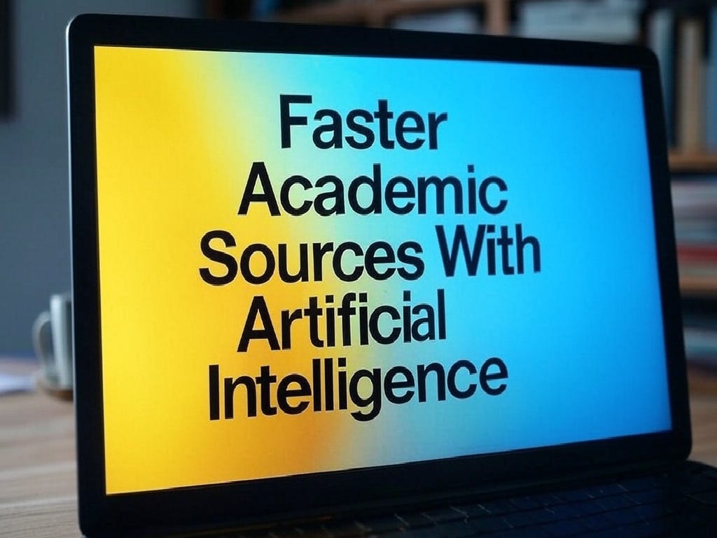 Faster Academic Sources With Artificial Intelligence: A Step-by-Step ...