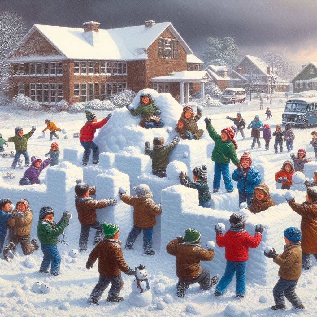 The Great Snow War of ‘86. A 4th Grade Tale of Winter Combat in… | by ...