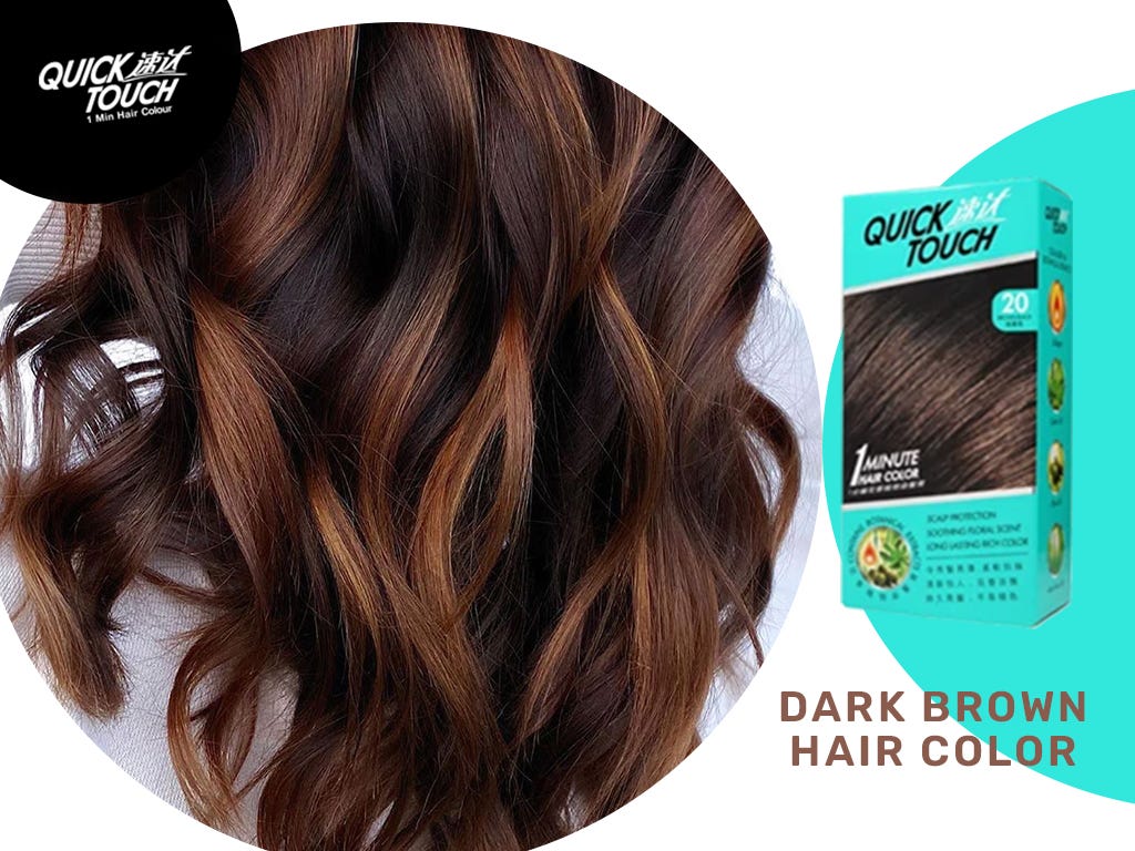Using Dark Brown Hair Color To Get More Natural Look At Home ...