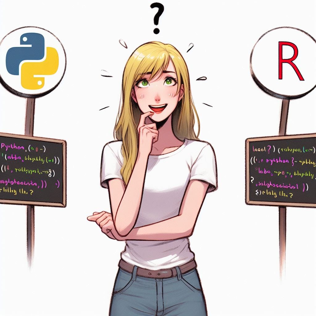 Python ou R? Qual Linguagem é Melhor para Ciência de Dados? | by Elen ...
