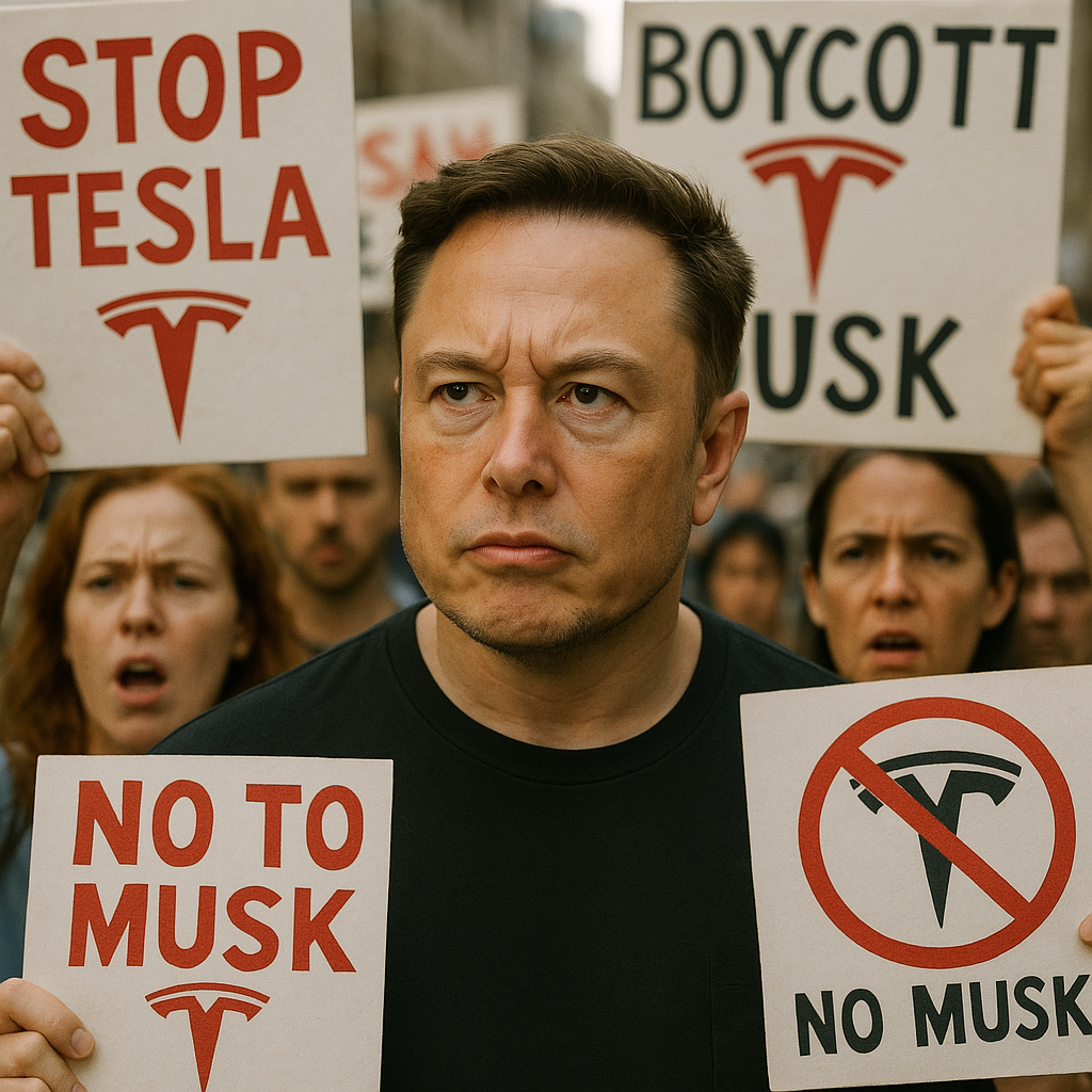 The impact on Tesla after Elon Musk got involved in politics. | by ...
