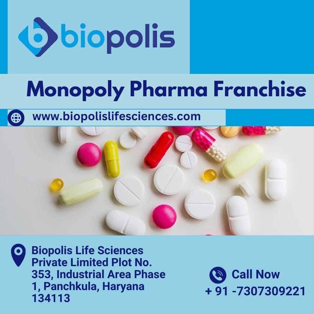 Examining the Monopoly Pharma Franchise Prospect with Biopolis ...