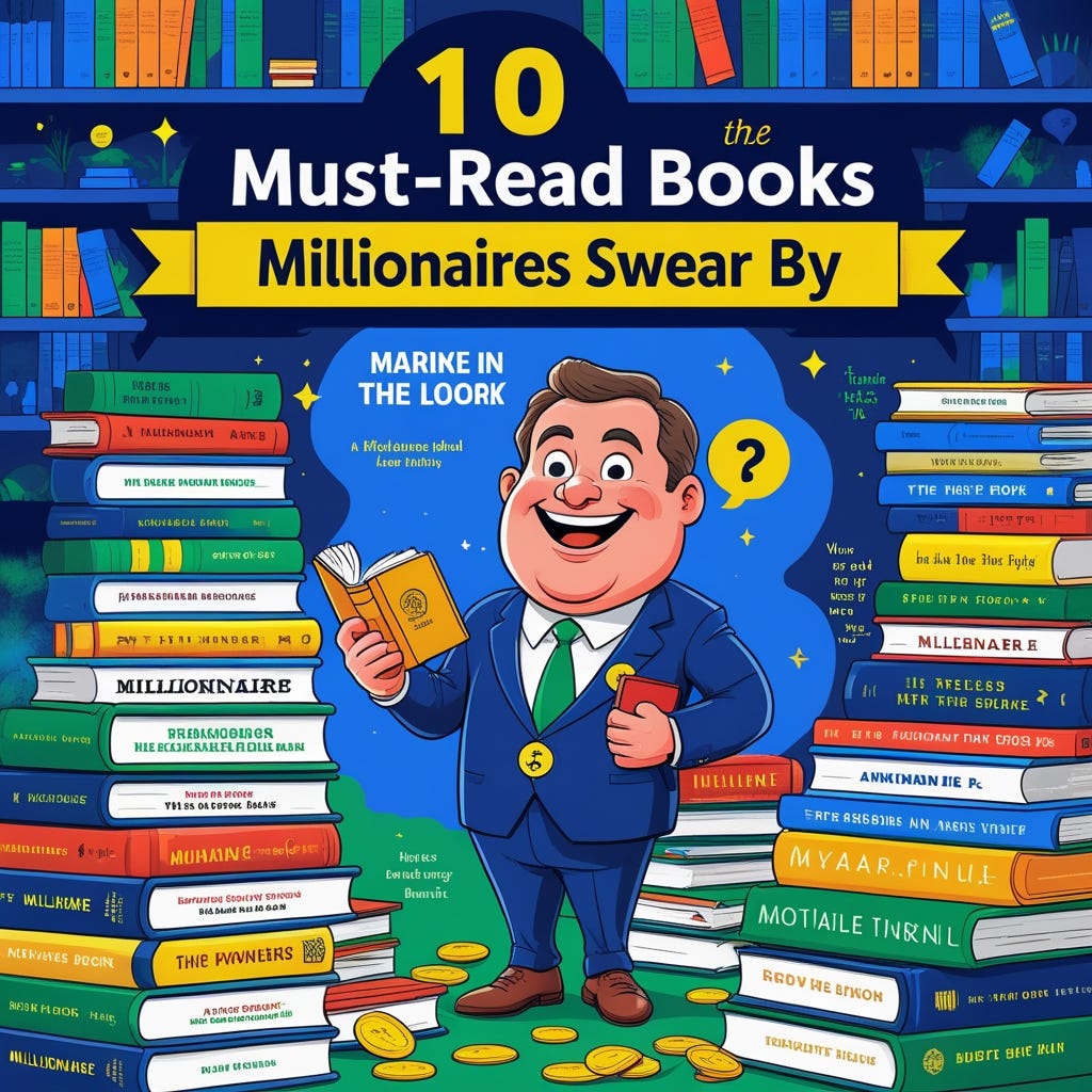 10 Must-Read Books Millionaires Swear By (That Most People Ignore) | by ...