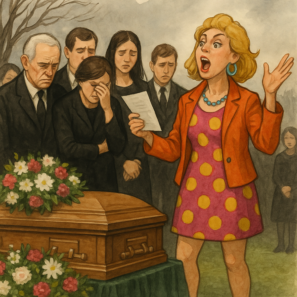 The Self-Centered Disruption. The chapel was heavy with grief. The ...
