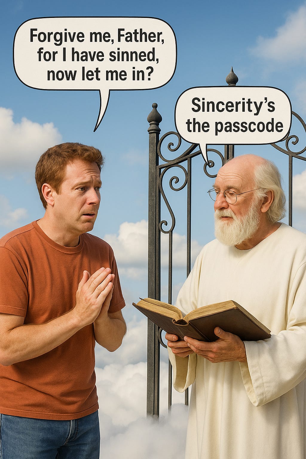 Heaven’s Golden Key: One Atheist’s Last-Minute Plea | by PierAldi | Medium