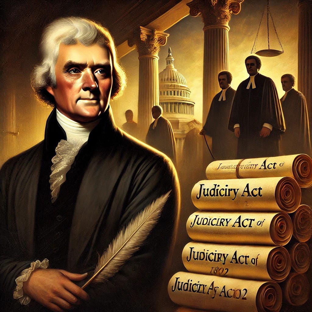 Jefferson’s Judicial Strike: The Forgotten Power to Remove Federal ...