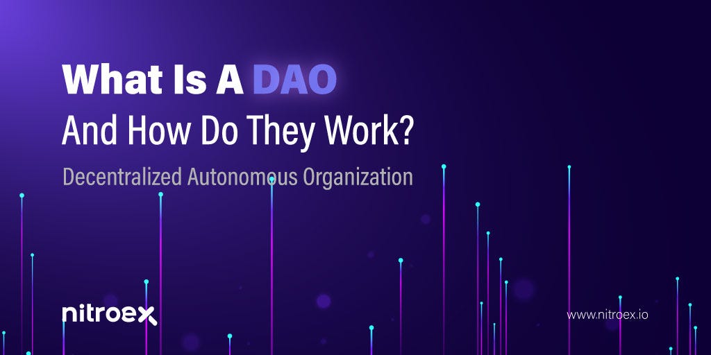 What is DAO and How Does It Work? | by NitroEx Exchange | Medium