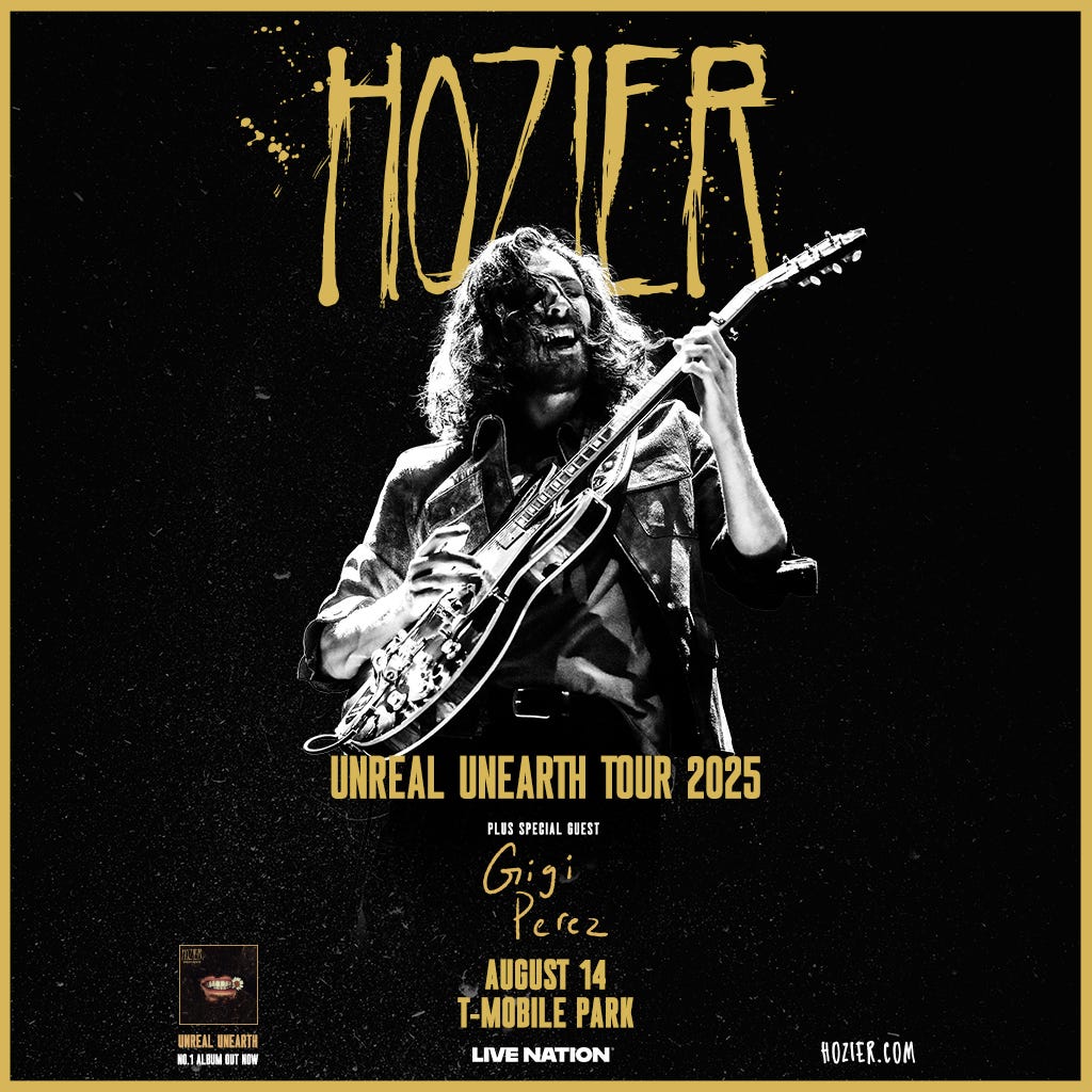 Hozier Will Bring His Unreal Unearth Tour to T-Mobile Park This Summer ...