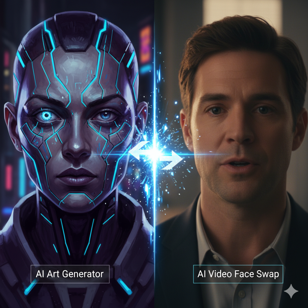 The Creative Fusion: When AI Art Generators Inspire AI Video Face Swaps ...