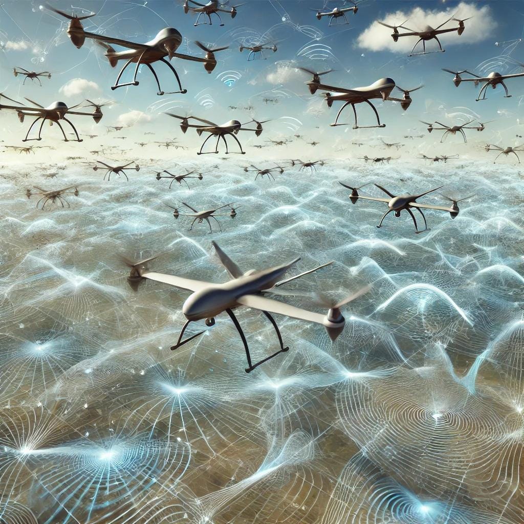 Wireless Technologies for Swarm Drones and Collaborative Missions | by ...