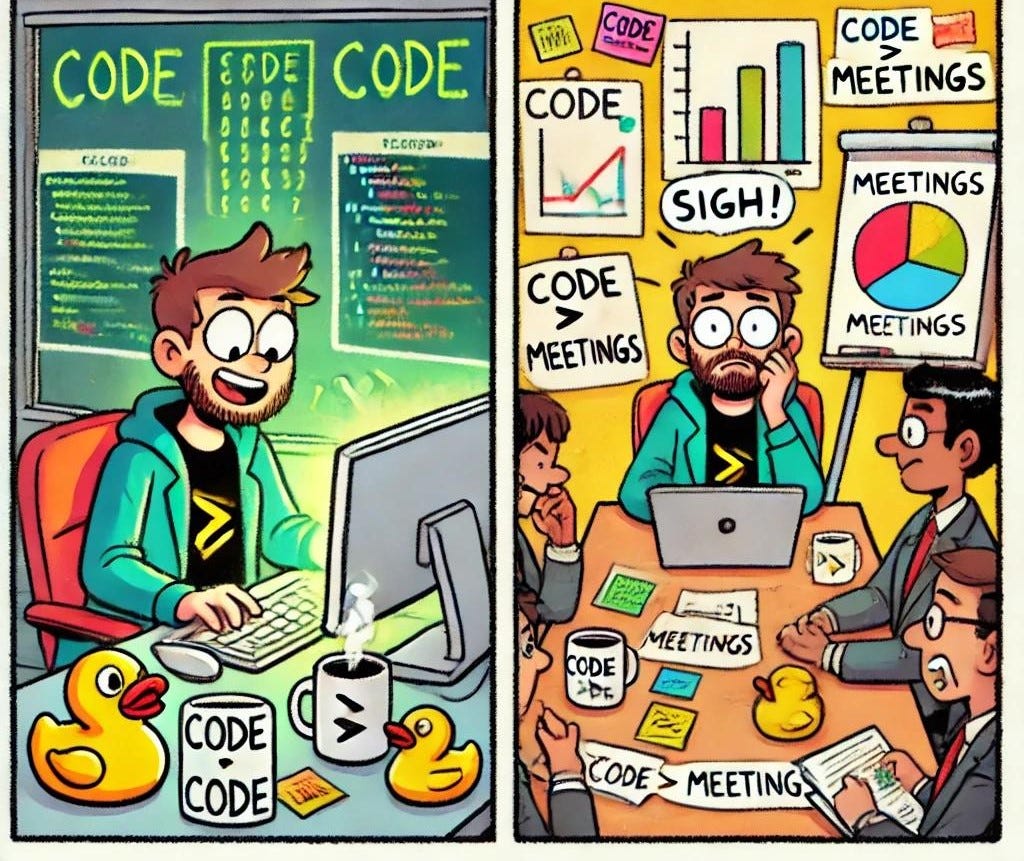 When You Miss Writing Code: Notes for Engineers-Turned-Leaders | by ...