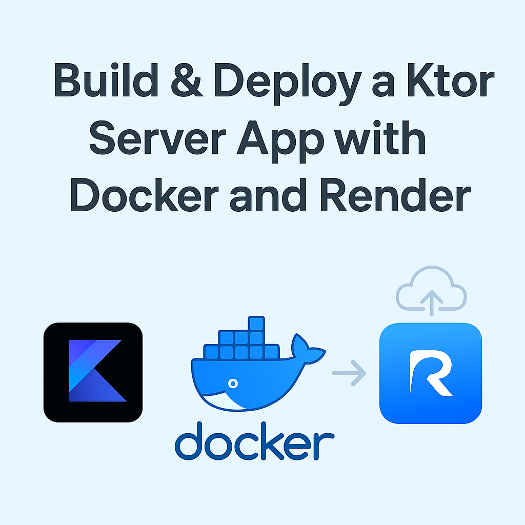 Build, Dockerize, and Deploy a Ktor Server App on Render! 🚀 | by Teo Coding | Medium