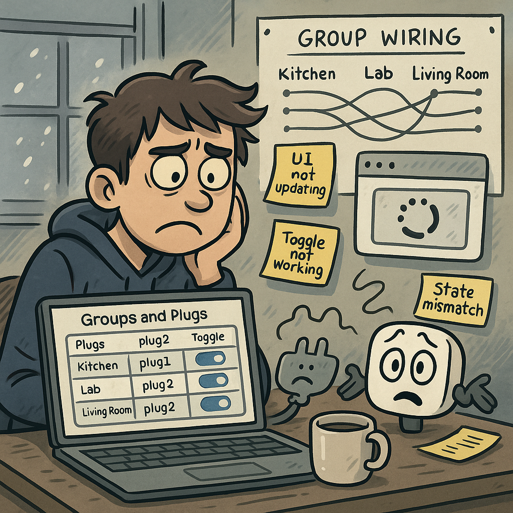 🧠 Grouped, Clicked, and Visualized — Building Real Control for Our IoT ...