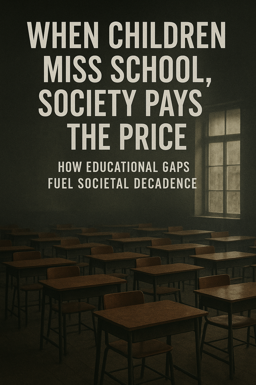 WHEN CHILDREN MISS SCHOOL, SOCIETY PAYS THE PRICE; HOW EDUCATIONAL GAPS ...