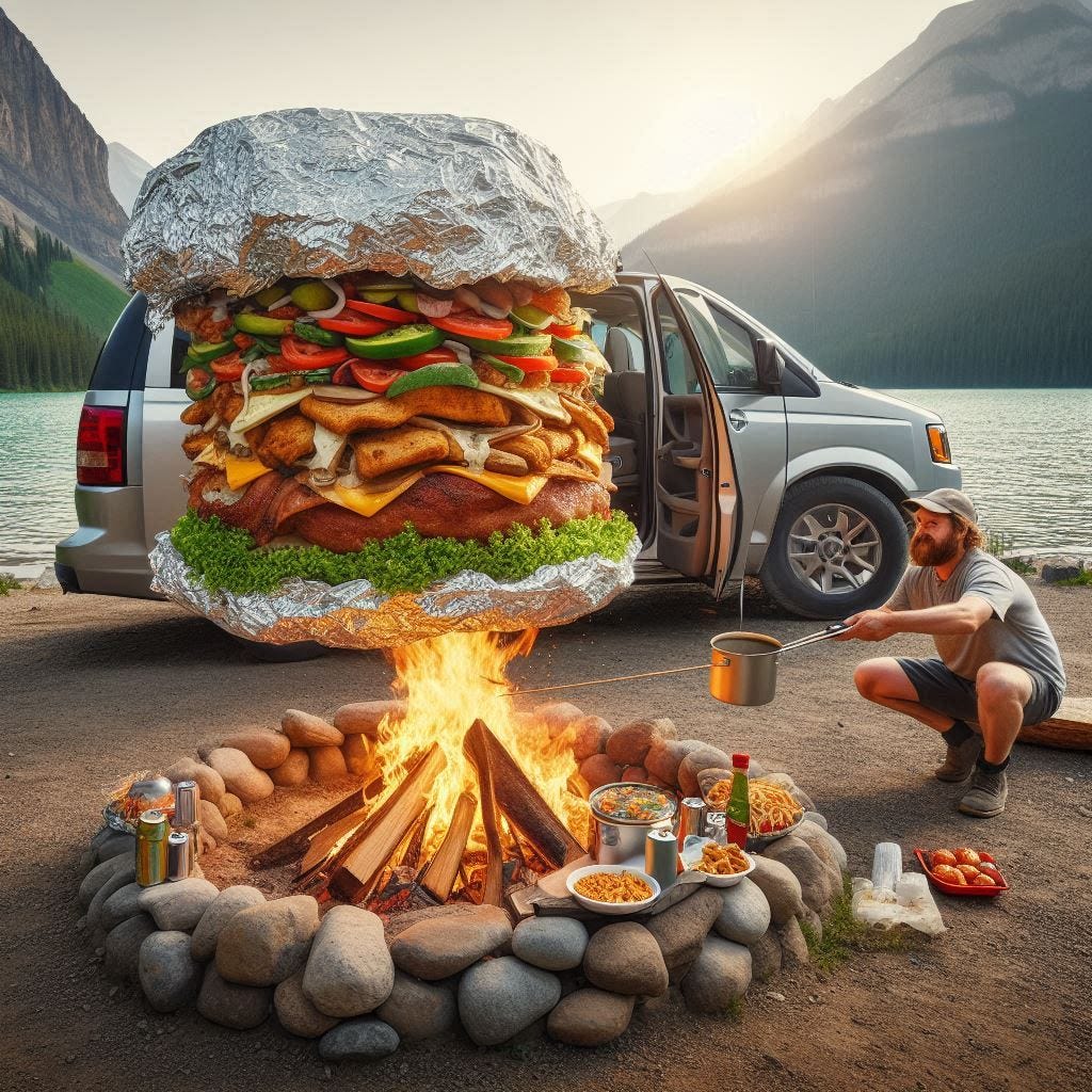 Minivan Camping — Portfolio of Epic Campfire Foil Packs for the Best ...