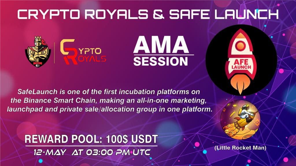 Safe Launch AMA recap. Date :- 12 May , 2021 at 3pm UTC Hosted… | by ...