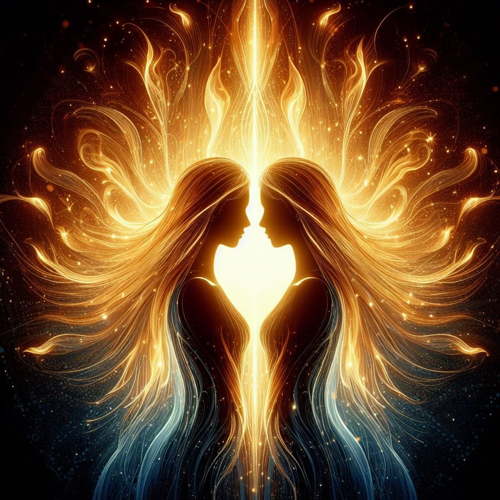 The Violet Flame and Twin Flames. In the realm of spiritual alchemy ...