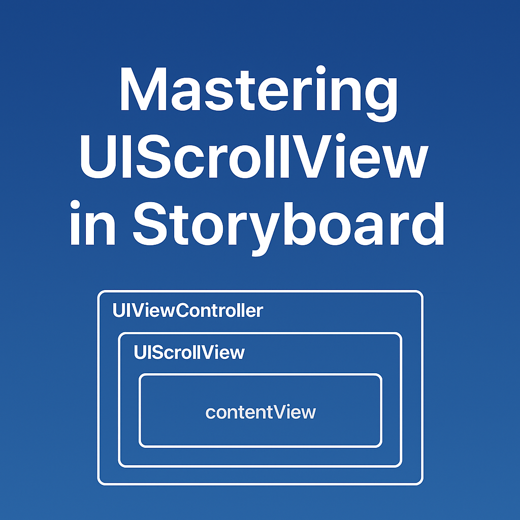 Mastering UIScrollView in Storyboard: Avoid Constraint Ambiguity Once and For All | by Nayana N ...