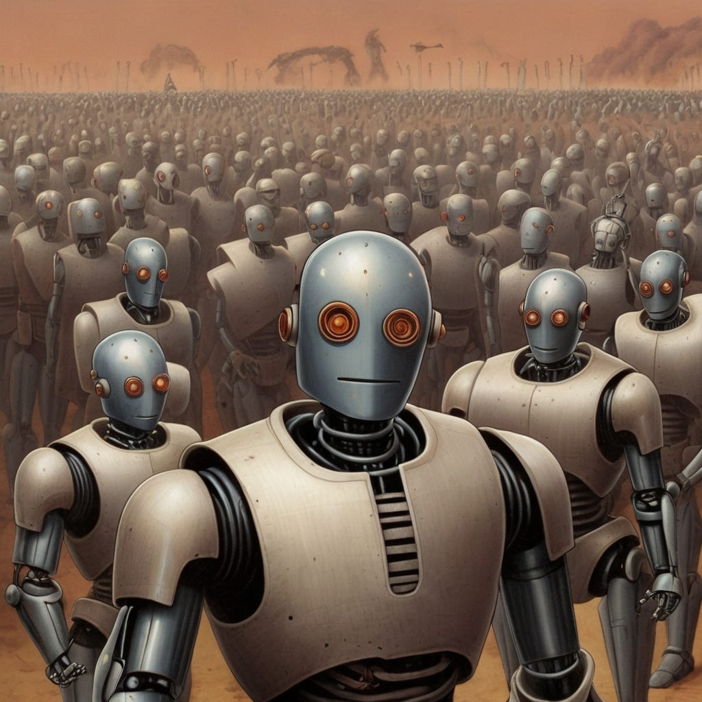The Robot Revolt. “From Revolt to Unity: How Humans and… | by A Story ...