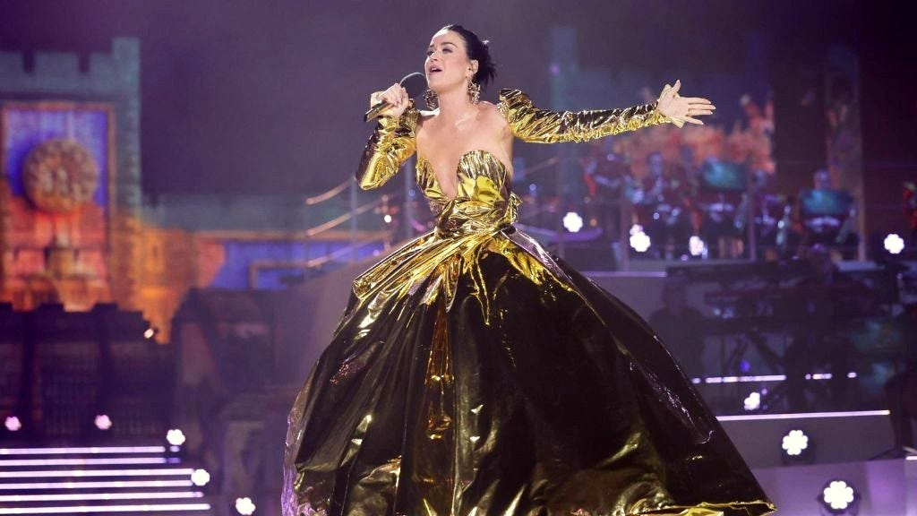 For King Charles III’s Coronation Concert, Katy Perry wore a custom ...