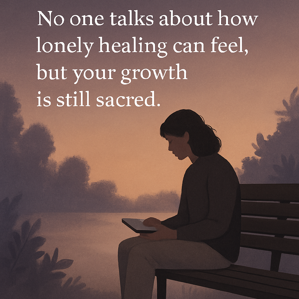 No One Talks About How Lonely Healing Can Feel. | by MoodBoard Studio ...