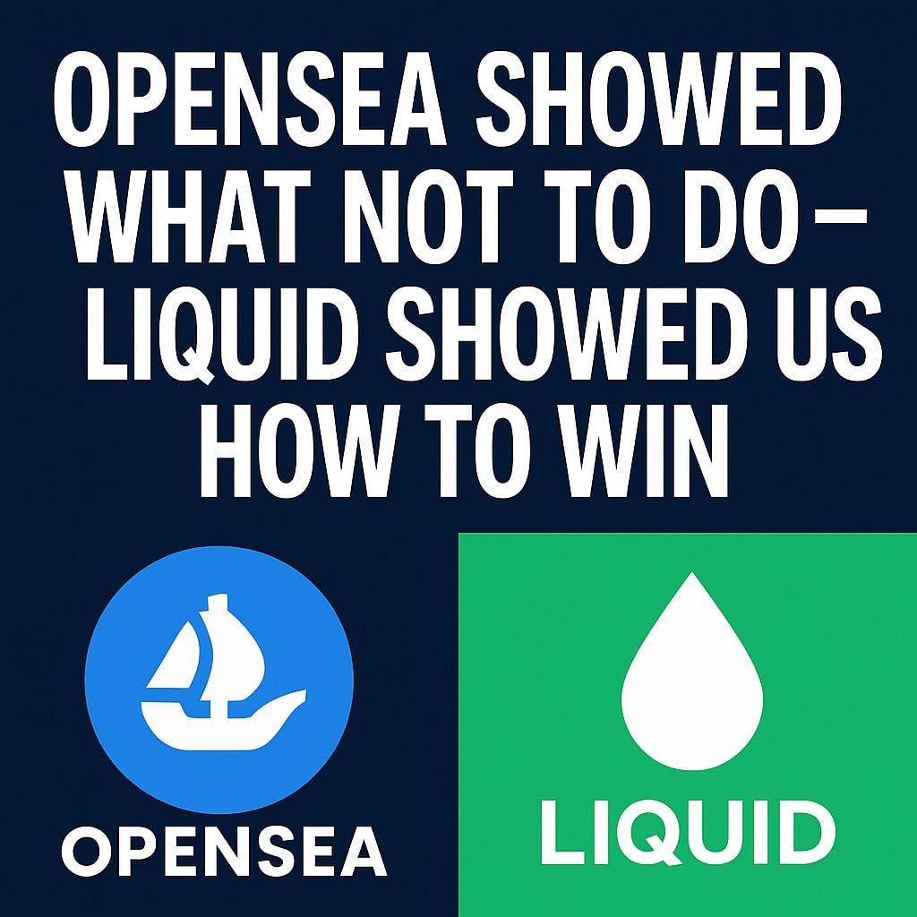 OpenSea Showed What Not To Do – Liquid Showed Us How to Win | by Anon ...