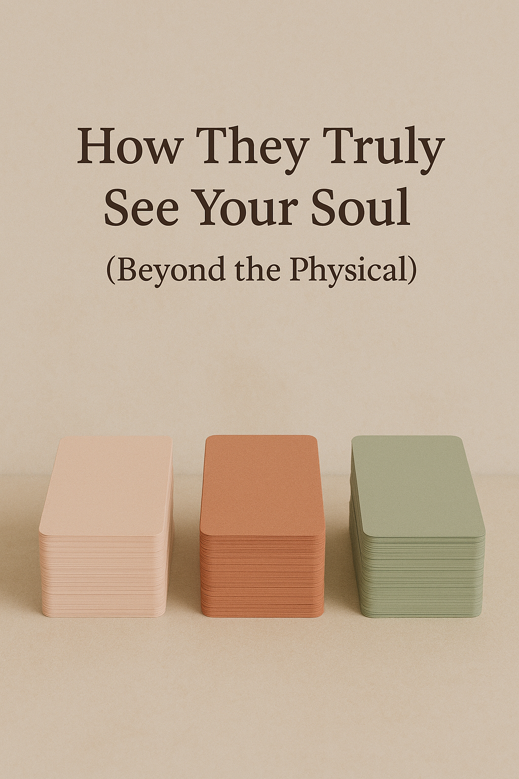 How they truly see your Soul (Beyond the Physical).- Pick a card ...