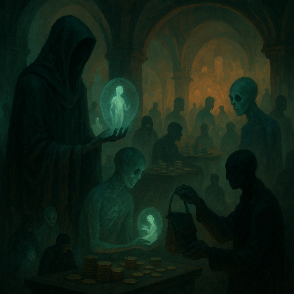 Death Markets: When Souls Become Currency | by NarratioHUB | Medium