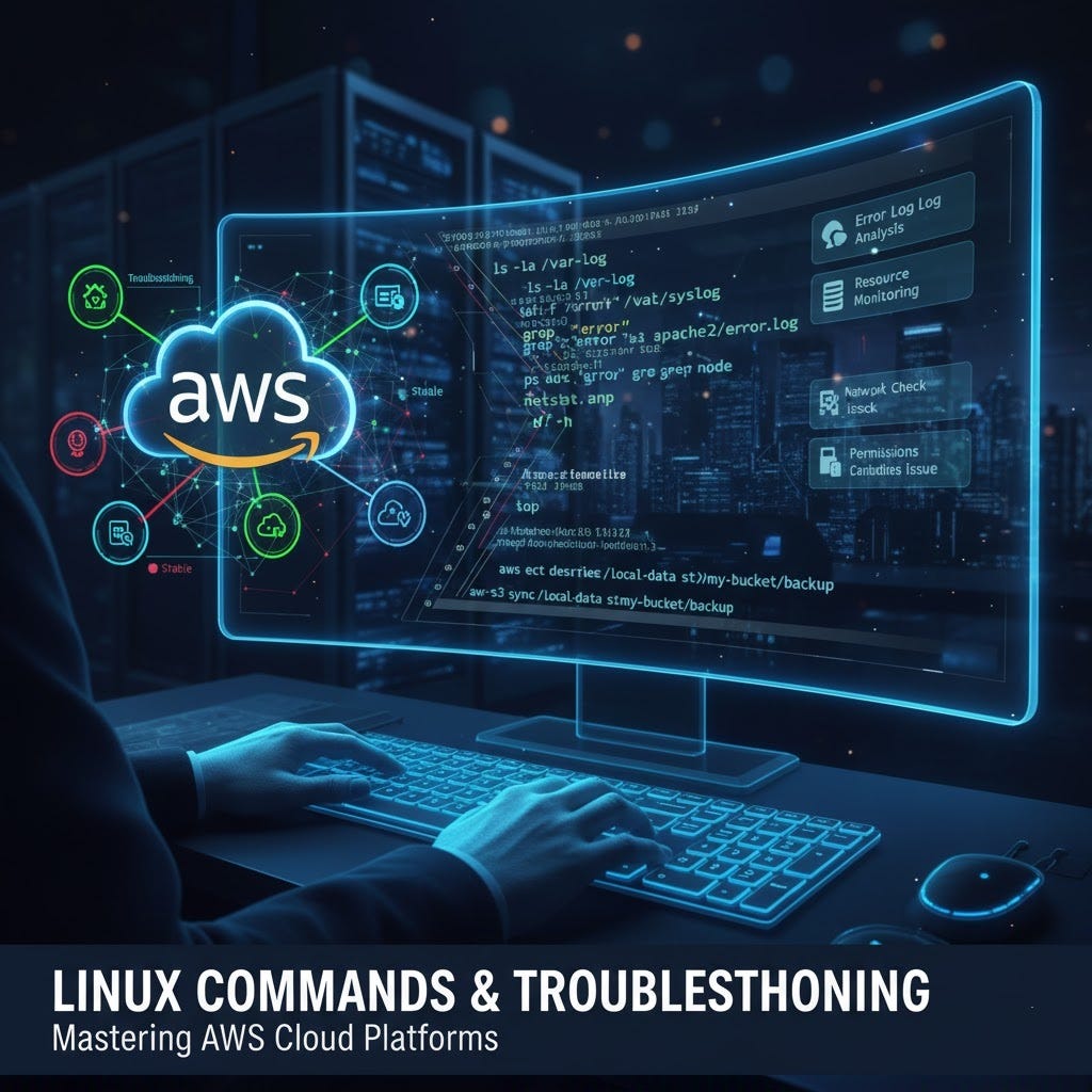 Linux Commands and Troubleshooting for AWS Cloud Platforms | by Bhargavt | Medium