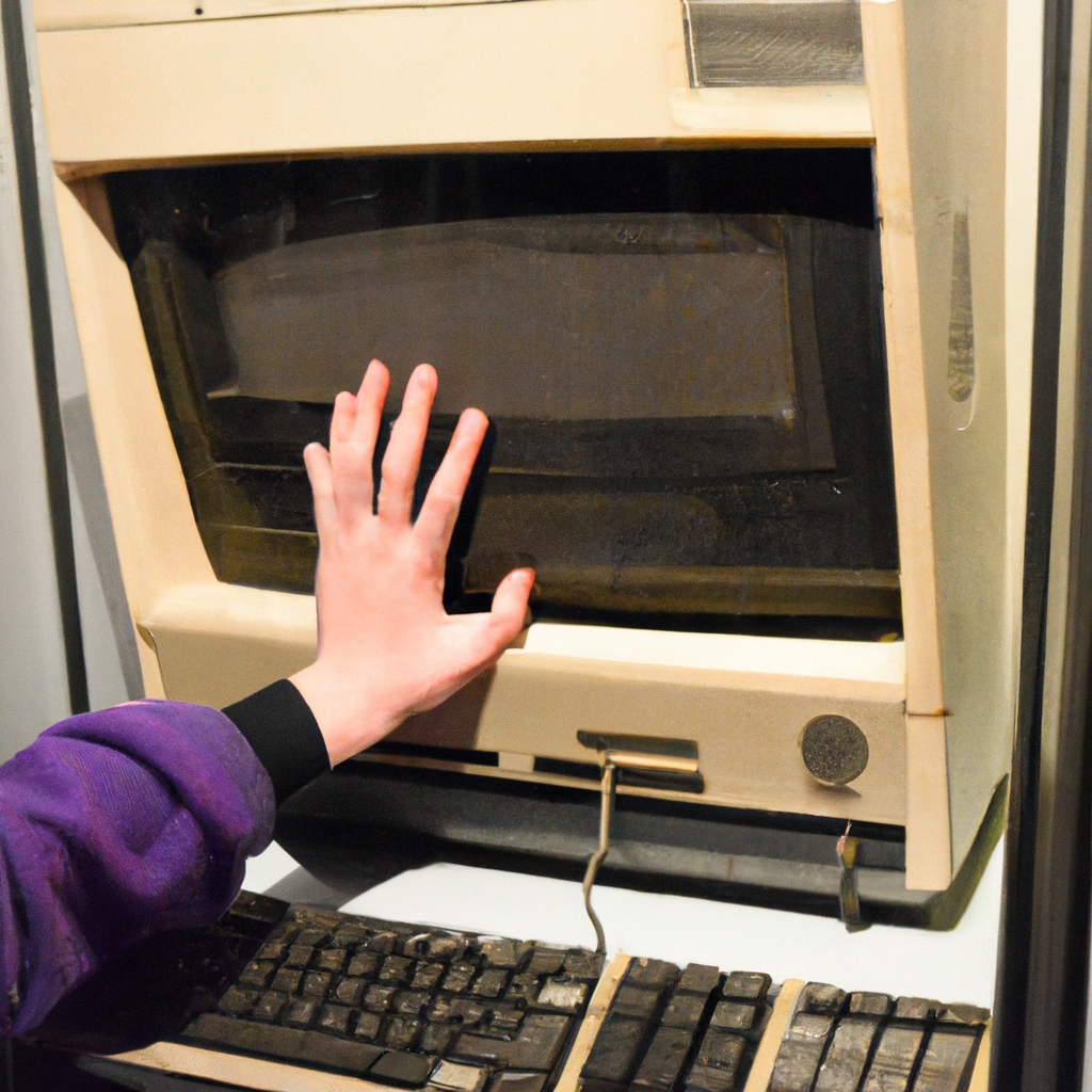 Teen Glues Hand To Historic Computer to Protest A.I. Takeover | by Lost ...