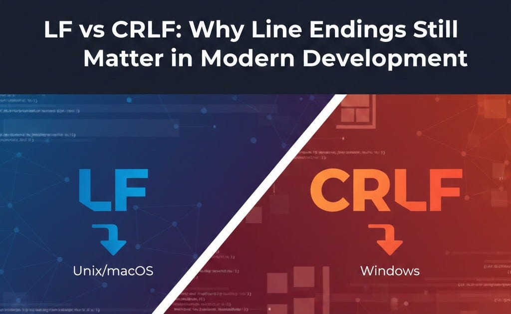LF vs CRLF: Why Line Endings Still Matter in Modern Development | by Ooi Han Yi | Jan, 2026 | Medium