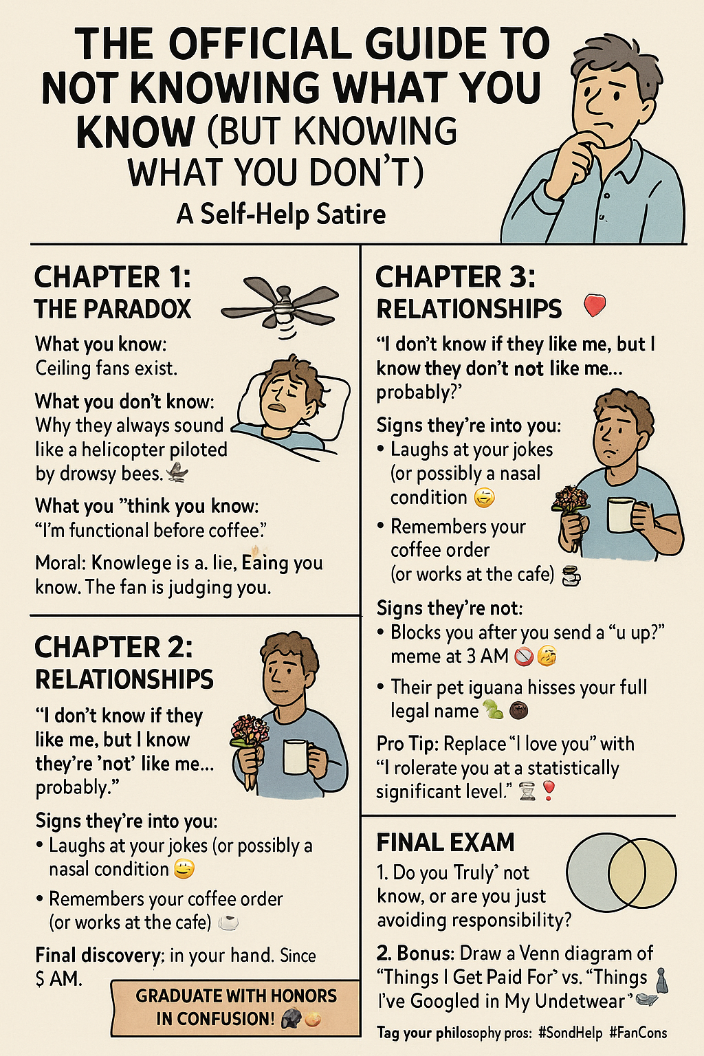 ”THE OFFICIAL GUIDE TO NOT KNOWING WHAT YOU KNOW (BUT KNOWING WHAT YOU ...