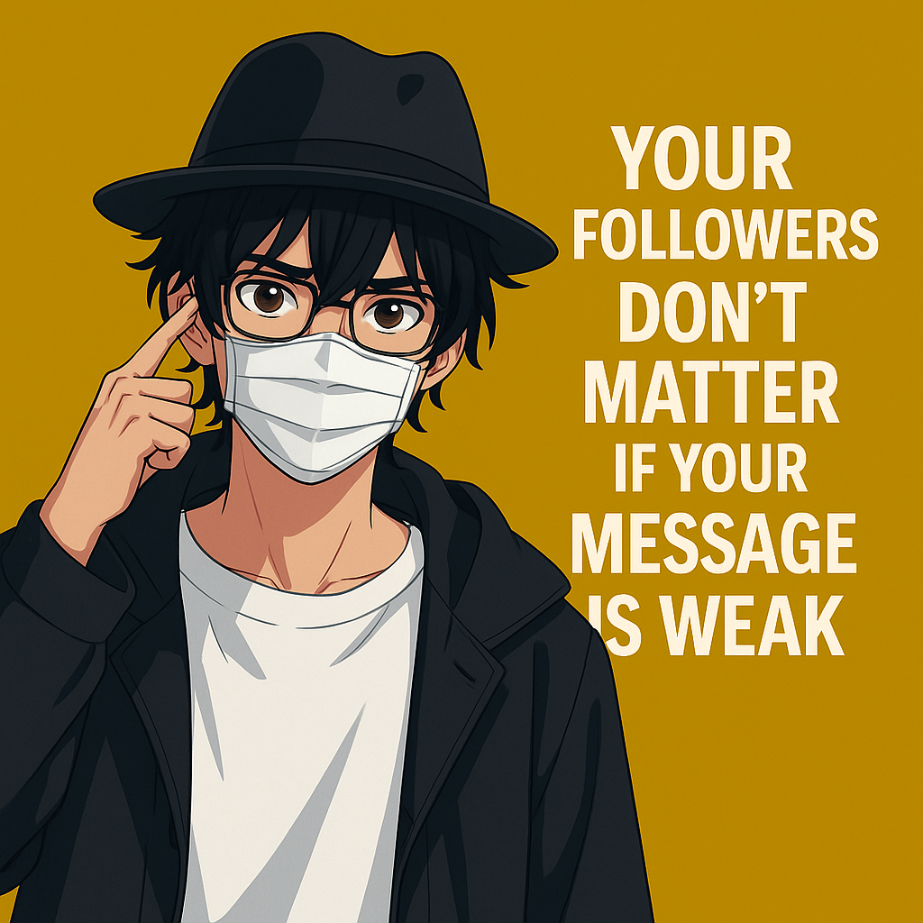 Your Followers Don’t Matter If Your Message Is Weak | by YEMI CRYPTO | Medium