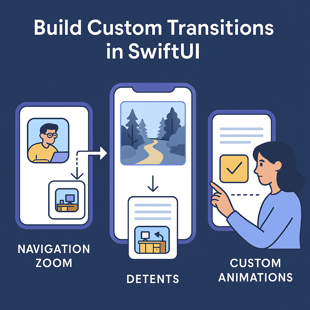 Build Custom Transitions in SwiftUI: Guide to Navigation Zoom, Detents & Custom Animations in ...