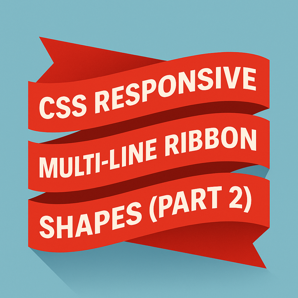 CSS Responsive Multi-Line Ribbon Shapes | by Er Raj Aryan | Medium